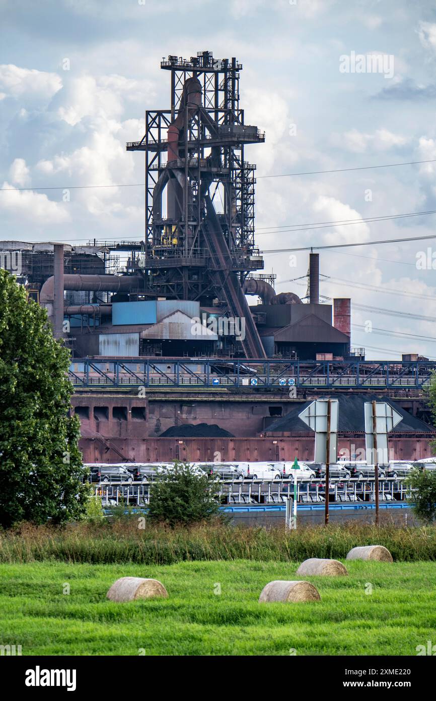 Duisburg-Huettenheim steelworks, Huettenwerke Krupp-Mannesmann, HKM ...
