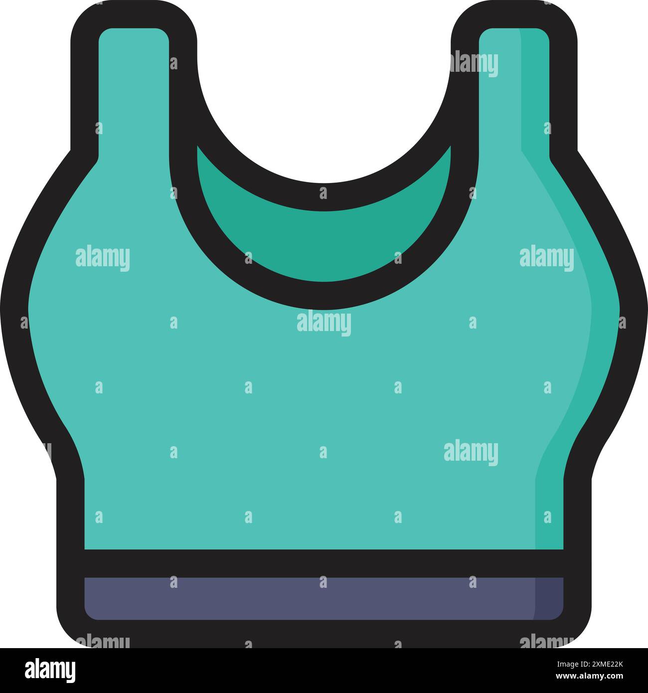 Sports bra vector vectors hi-res stock photography and images - Alamy