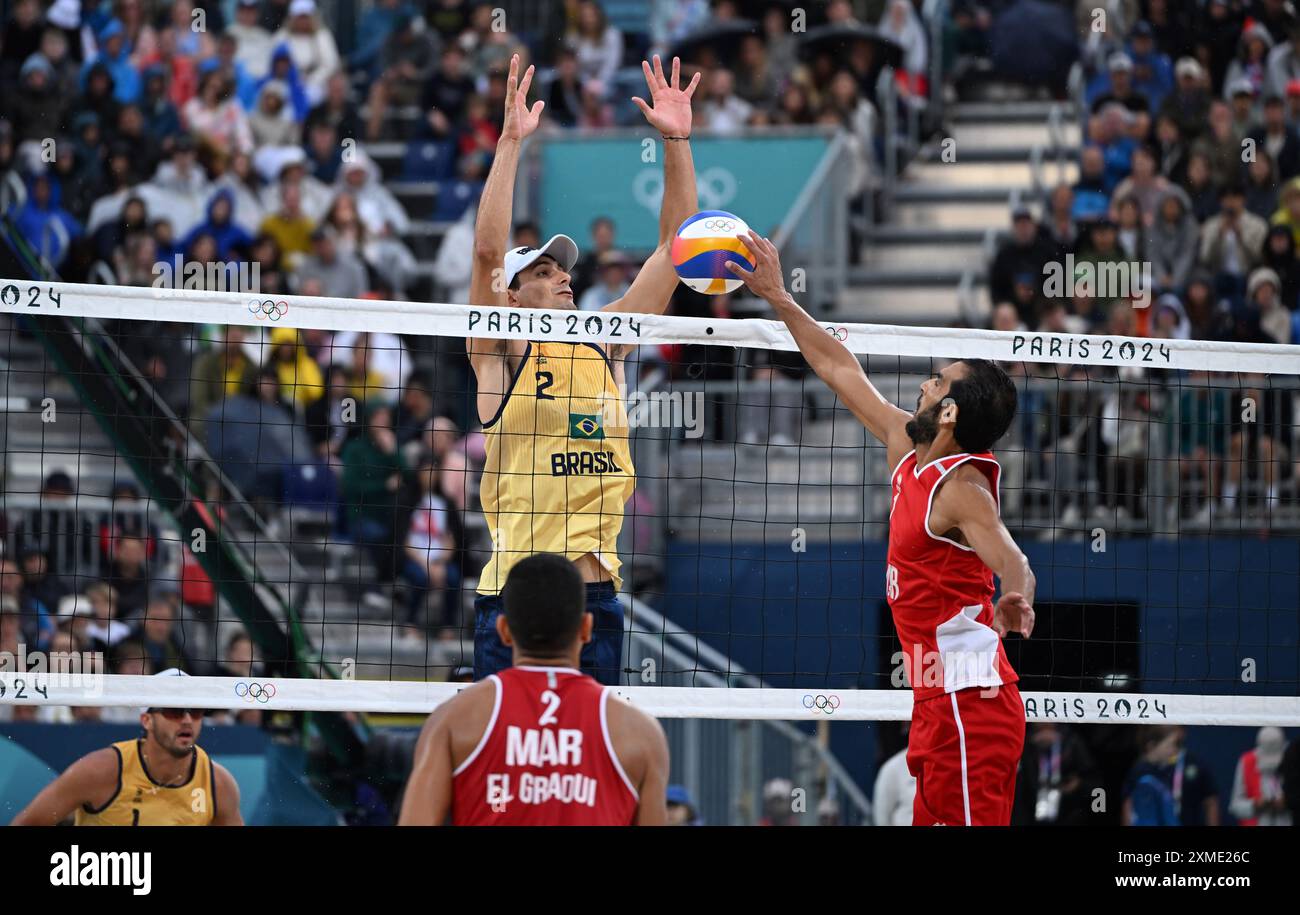 PARIS - FRANCE, 07/27/2024 - Paris Beach Volleyball OLYMPICS ...