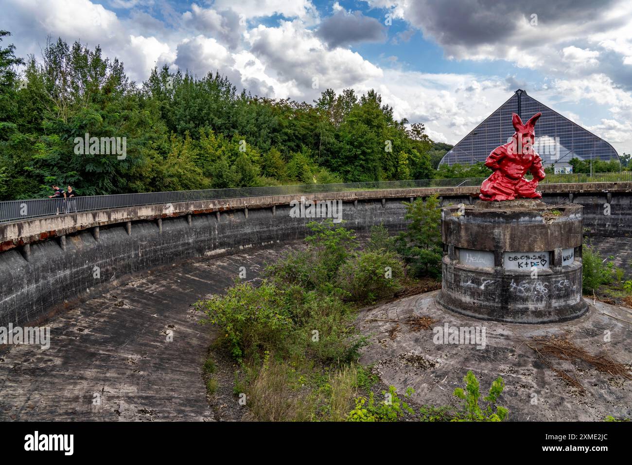 Dinslaken Site of the former Lohberg colliery, art project Choreography ...