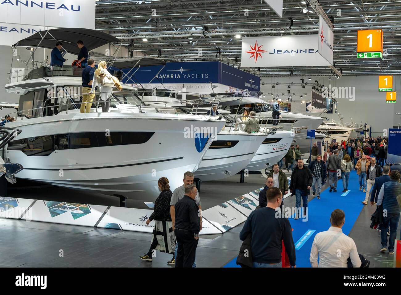 Motorboats at BOOT 2024, the world's largest yacht and water sports ...