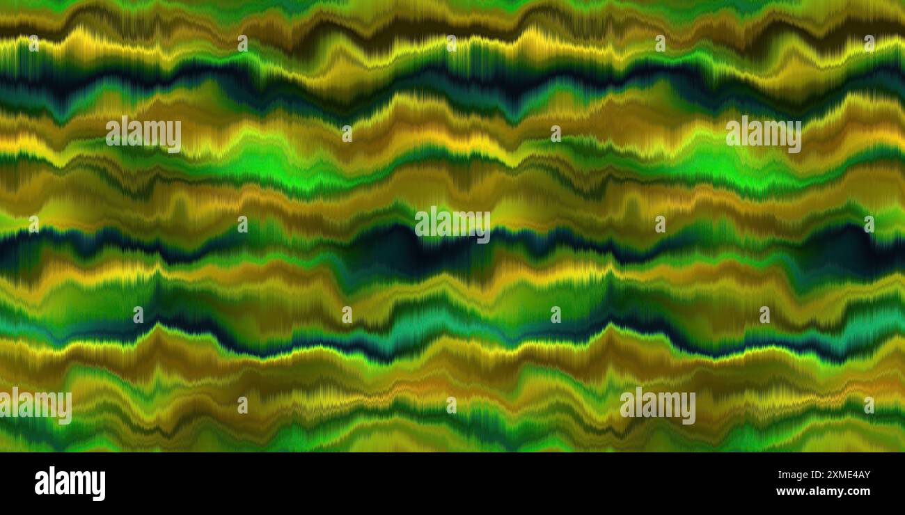 Blurry silk moody horizontal stripe texture border background. Wavy ...