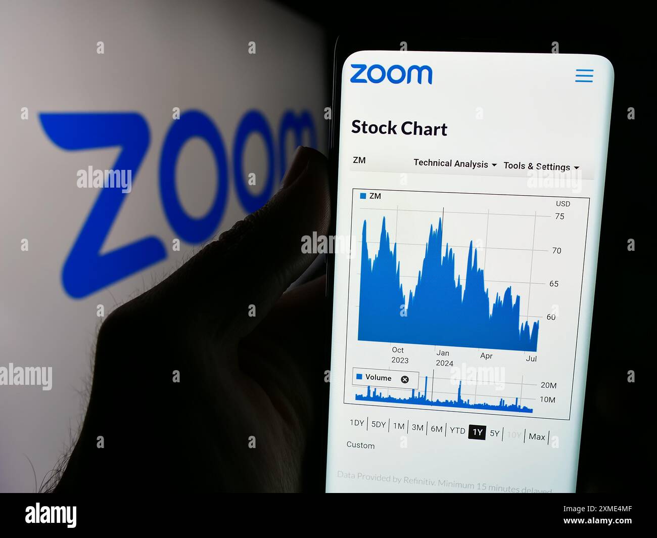 Zoom video communications inc hi-res stock photography and images - Alamy