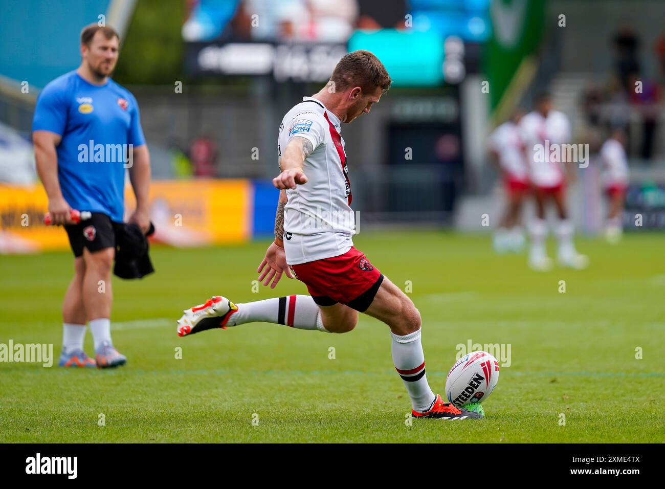 Salford, Manchester, UK. 27th July, 2024. Super League Rugby: Salford Red Devils Vs Castleford ...