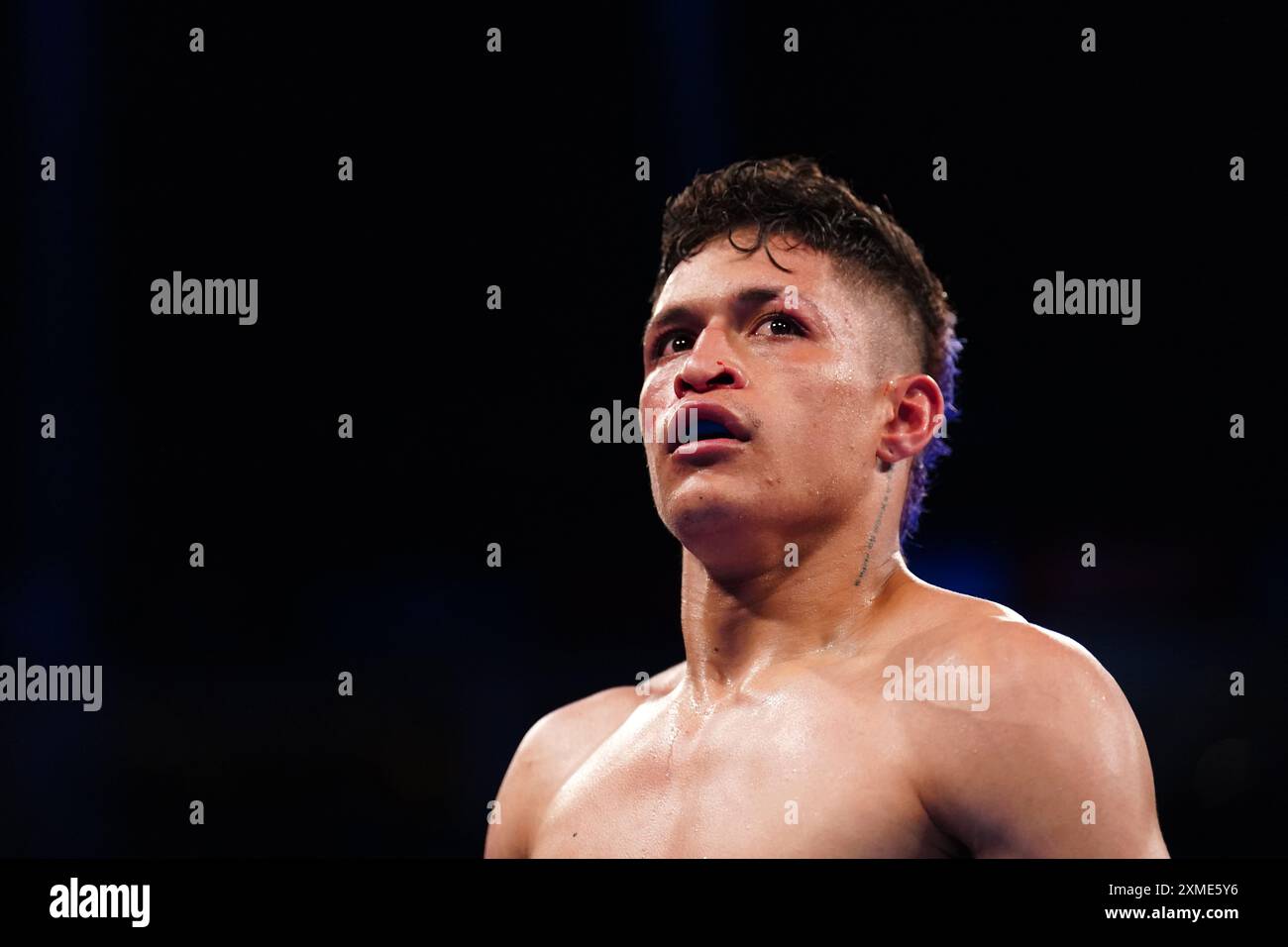 Brian Barajas in action against Royston Barney-Smith (not pictured) at ...