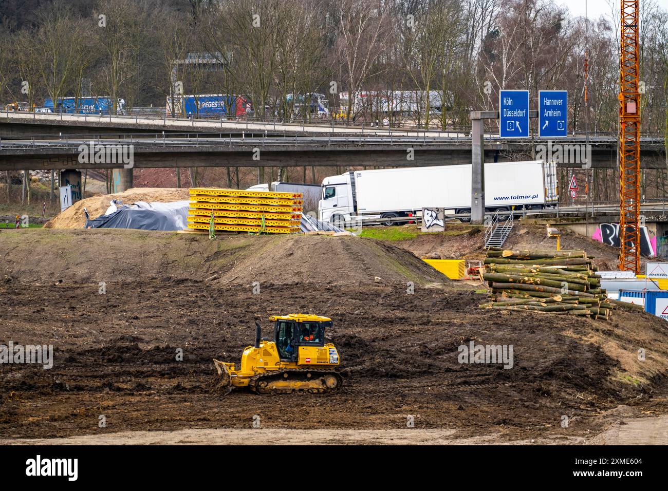 Duisburg-Kaiserberg motorway junction, complete reconstruction and new ...