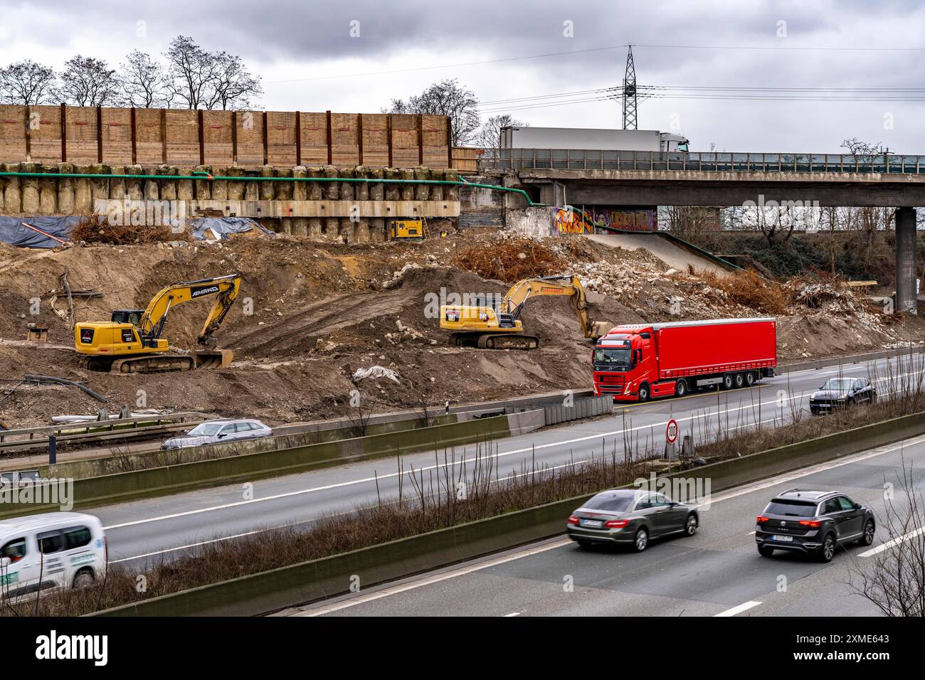 Duisburg-Kaiserberg motorway junction, complete reconstruction and new ...