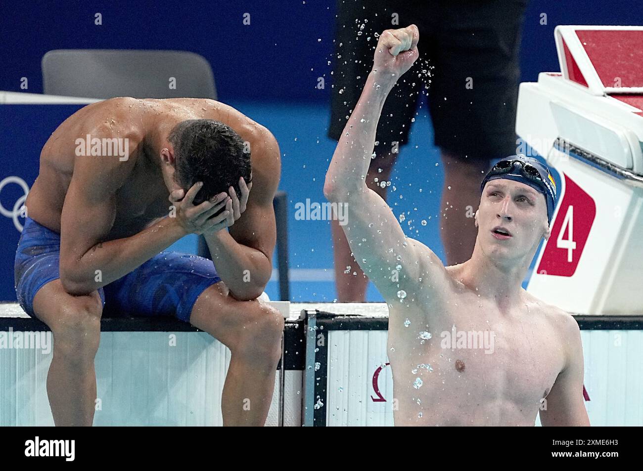 Paris, France. 27th July, 2024. Olympics, Paris 2024, swimming, Paris ...