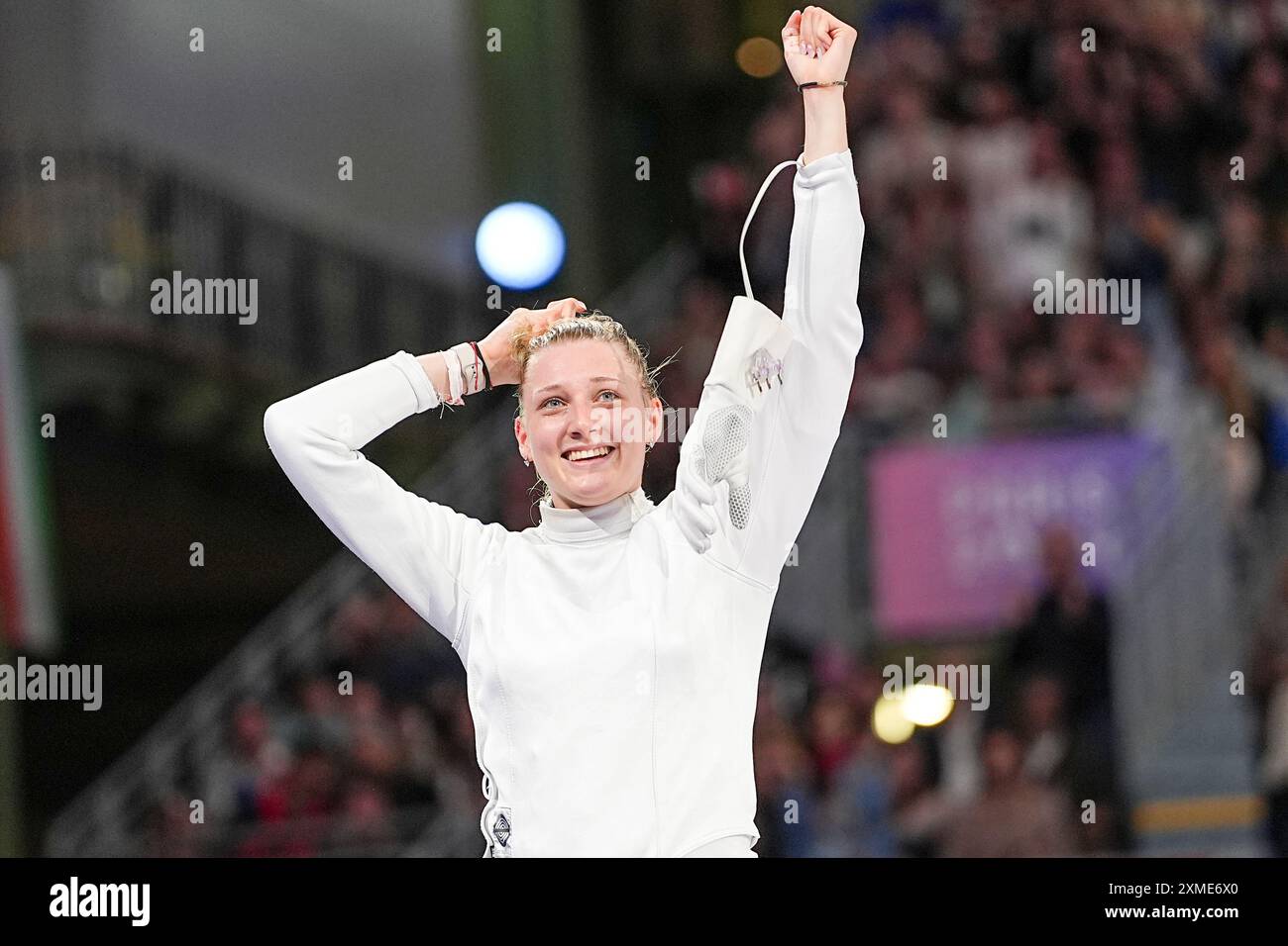 Paris, France. 27th July, 2024. PARIS, FRANCE - JULY 27: Eszter Muhari ...