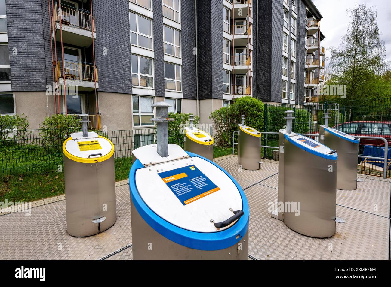 Underground waste disposal system, waste columns for different types of ...