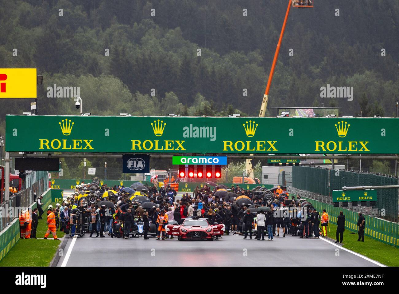 starting grid, grille de depart, during the 10th round of the 2024 FIA ...