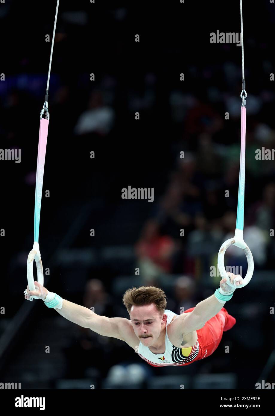 Paris, France. 27th July, 2024. Belgian Glen Cuyle pictured in action ...