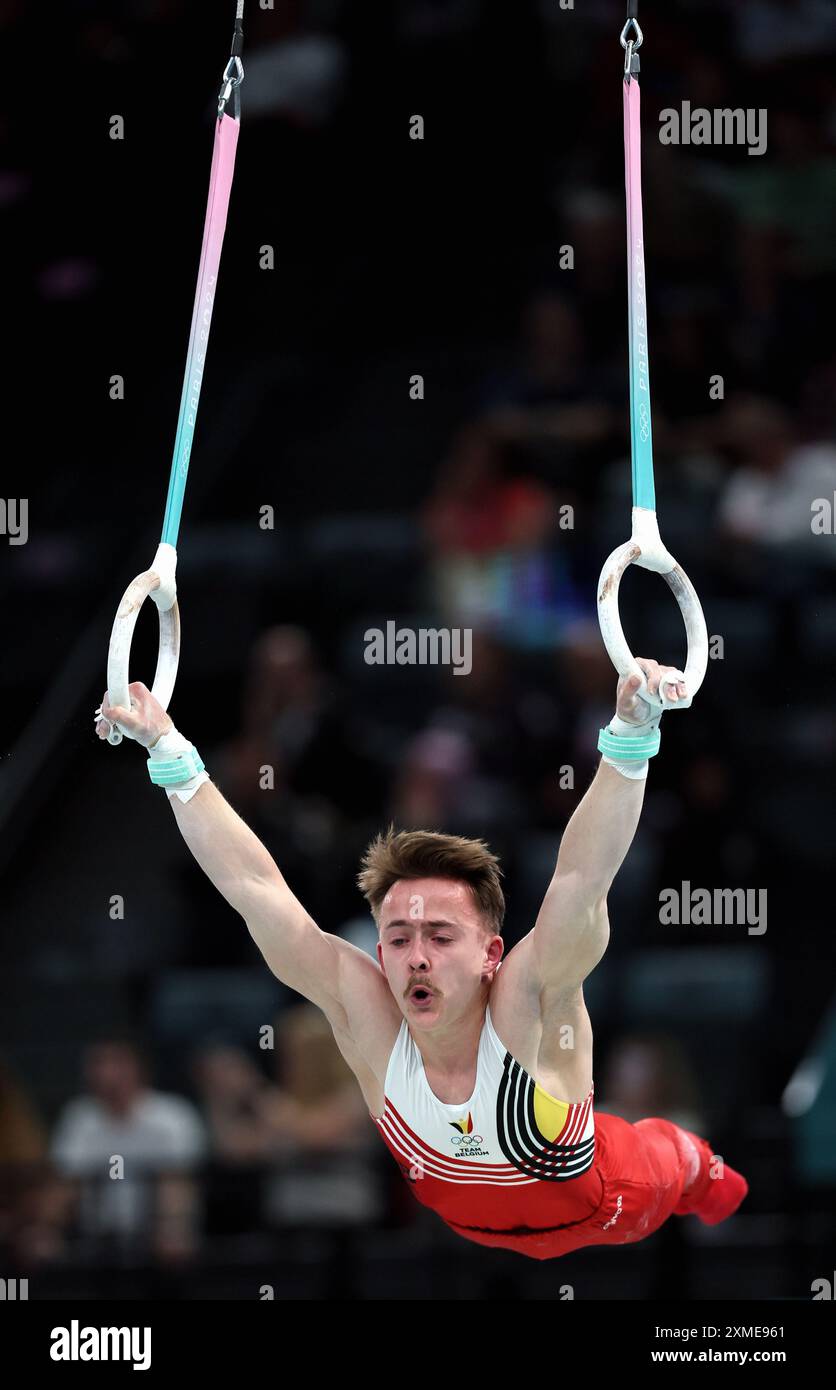 Paris, France. 27th July, 2024. Belgian Glen Cuyle pictured in action ...