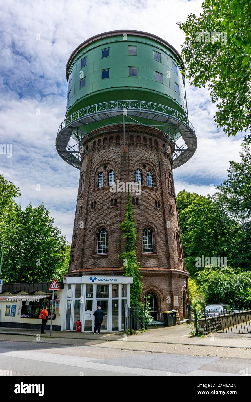 Water tower Essen-Steele, no longer in operation, listed building, used ...