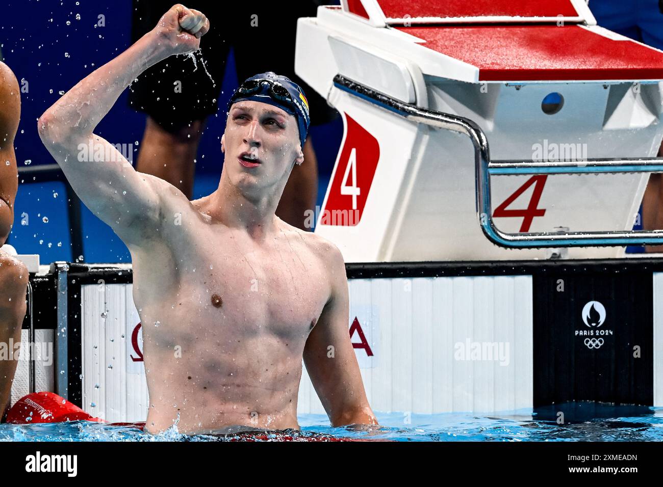 Paris, France. 27th July, 2024. Lukas Martens of Germany celebrates ...