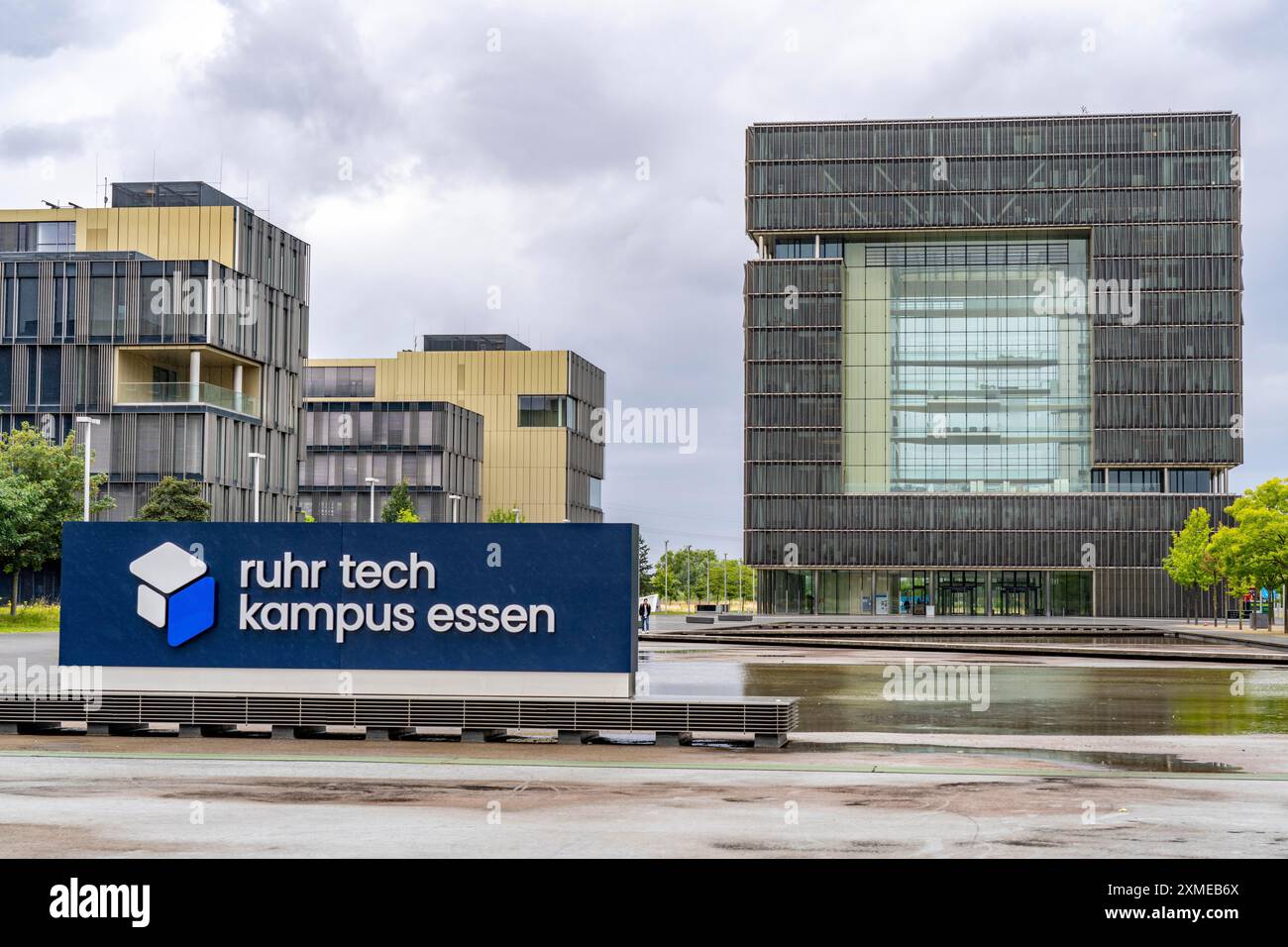 Site of the ruhr tech campus essen, formerly known as thyssenkrupp Quartier, corporate ...