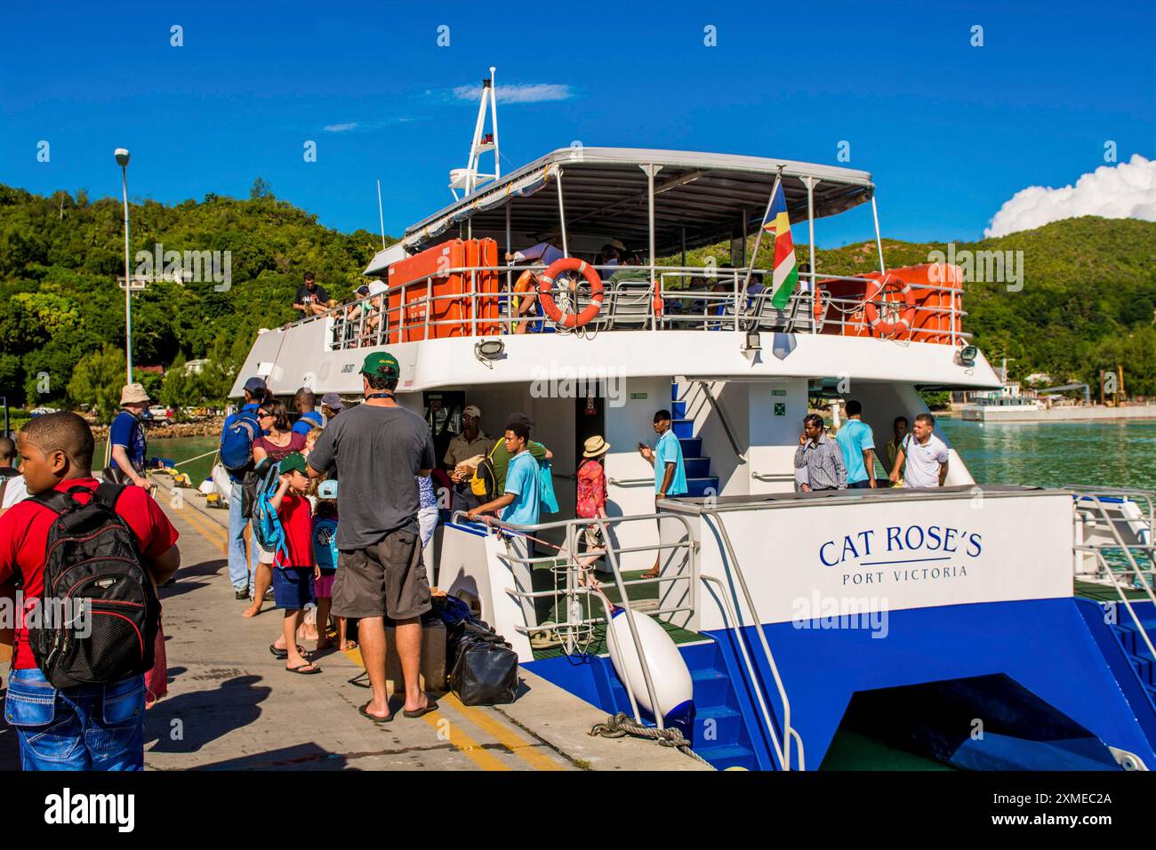 Boat traffic seychelles hi-res stock photography and images - Alamy