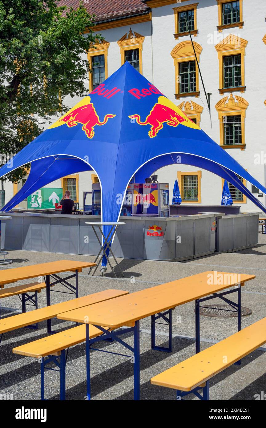 Red Bull tent and bar in front of the Residenz for the city festival ...