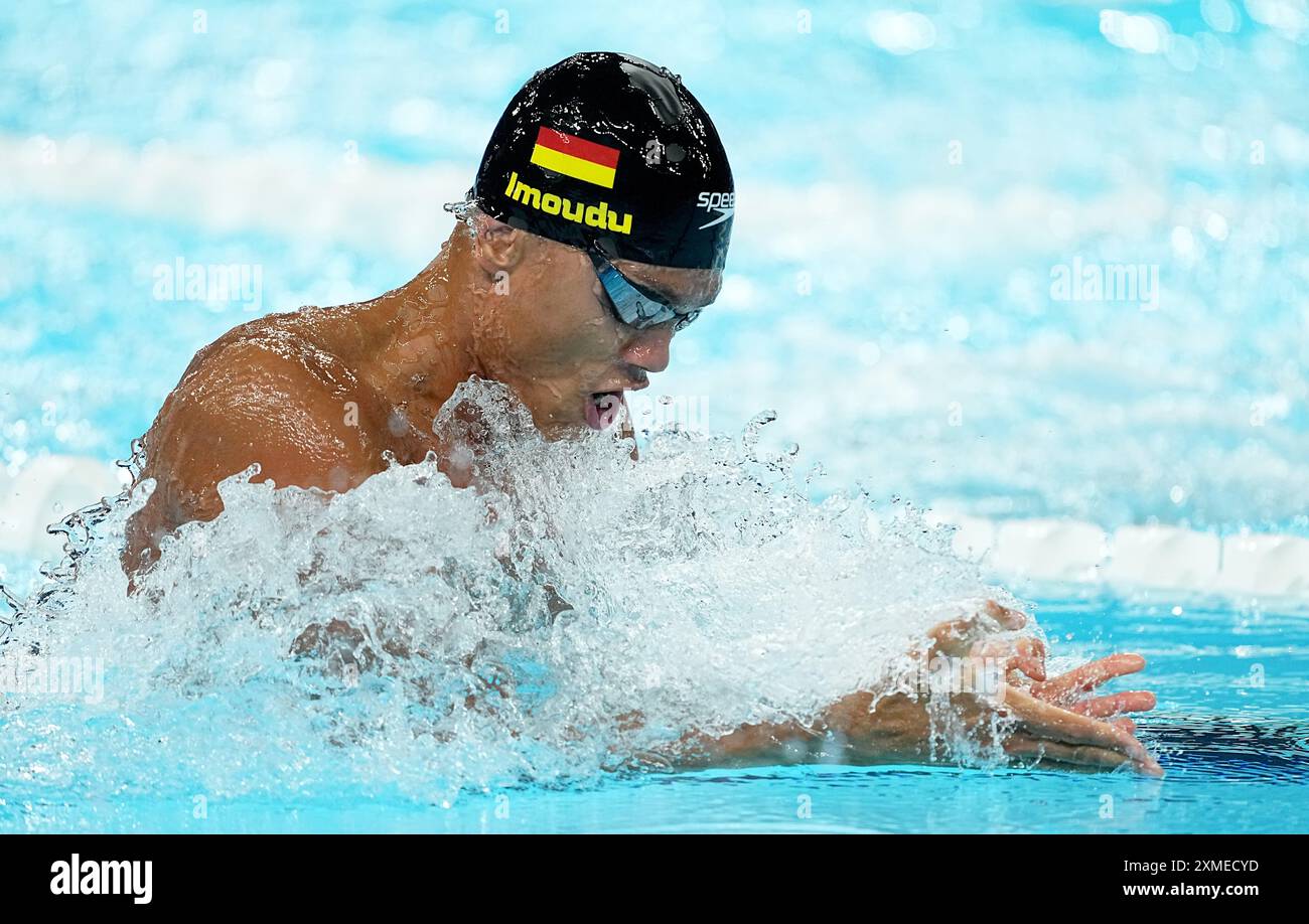Paris, France. 27th July, 2024. Olympics, Paris 2024, Swimming, Paris ...