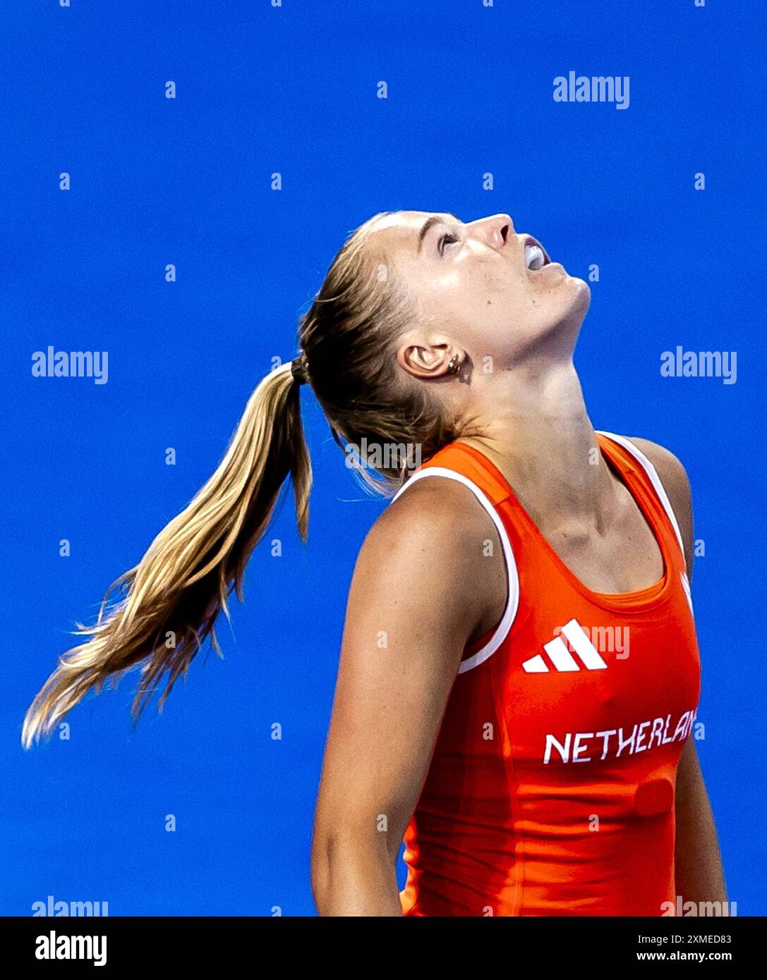 PARIS - Luna Noa Fokke during the first group match of the Dutch hockey ...