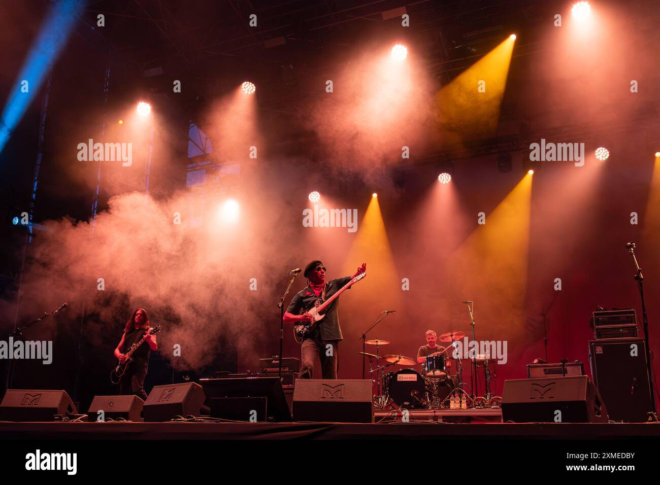 Tom Morello, stage name of Thomas Baptiste Morello, during his live ...