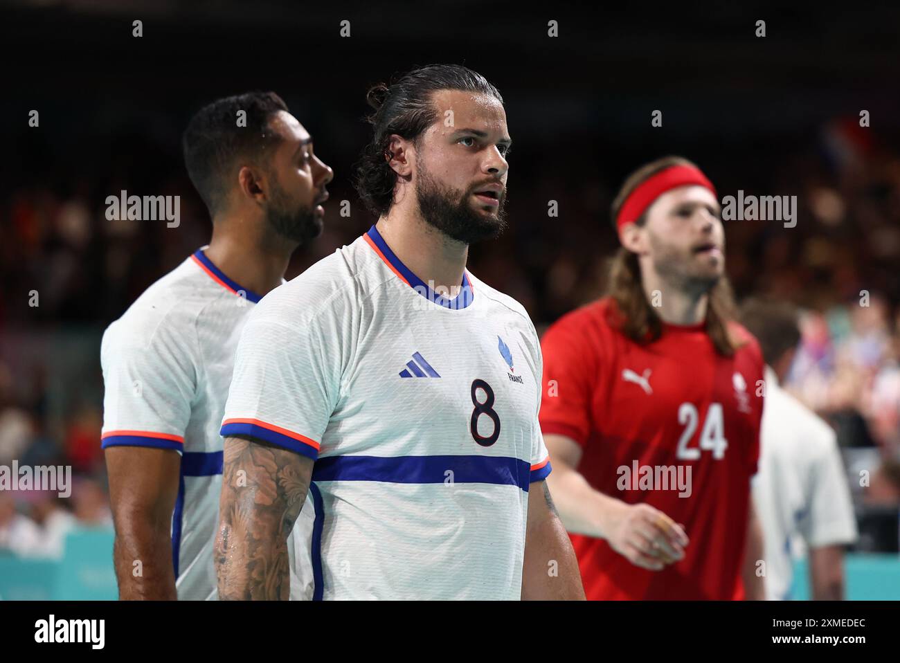 Julien Mattia/Le Pictorium - Handball - Paris 2024 - Danemark, France ...