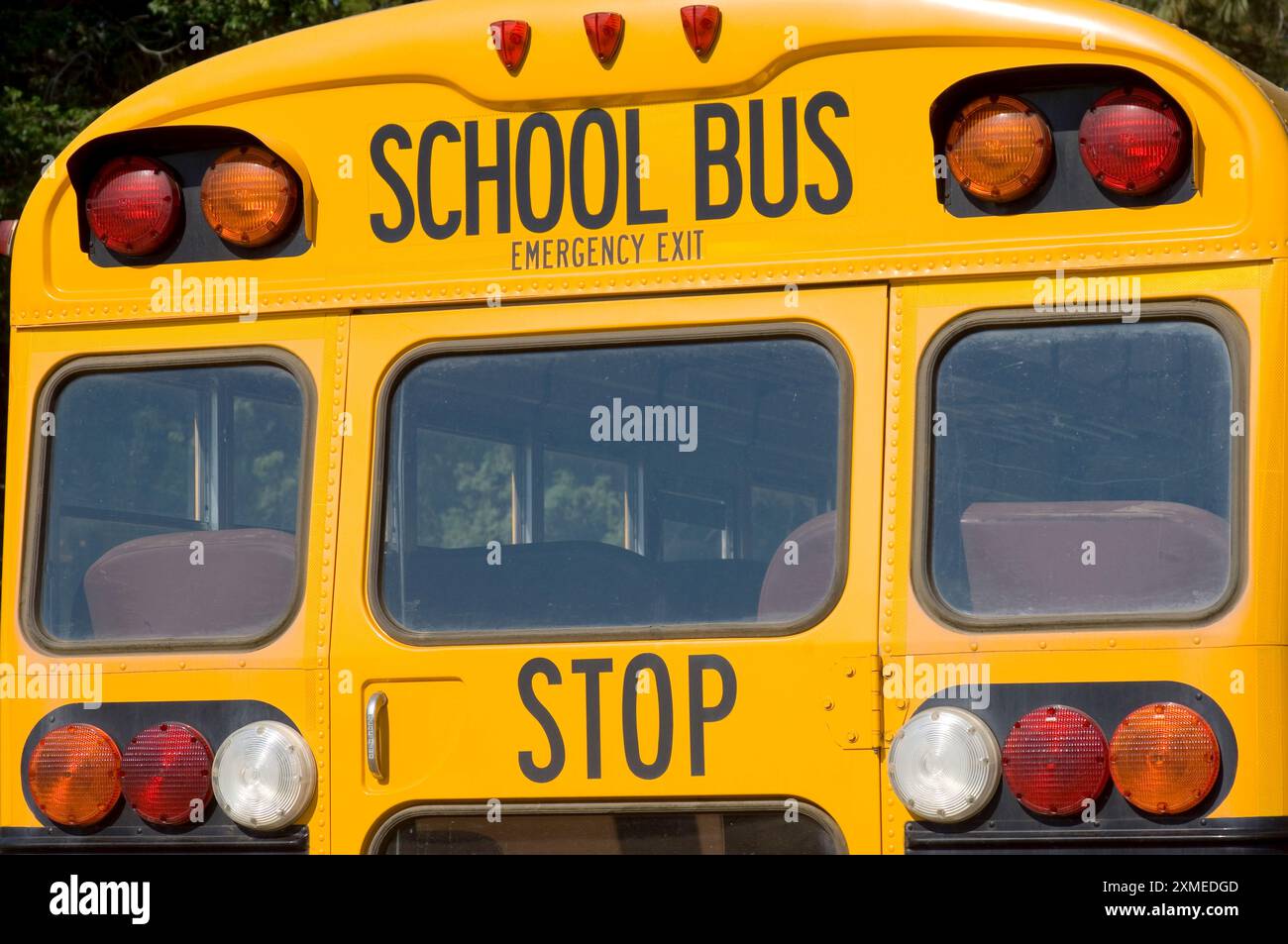 COLORADO, USA: School buses sit prepared in a depot to await the start ...