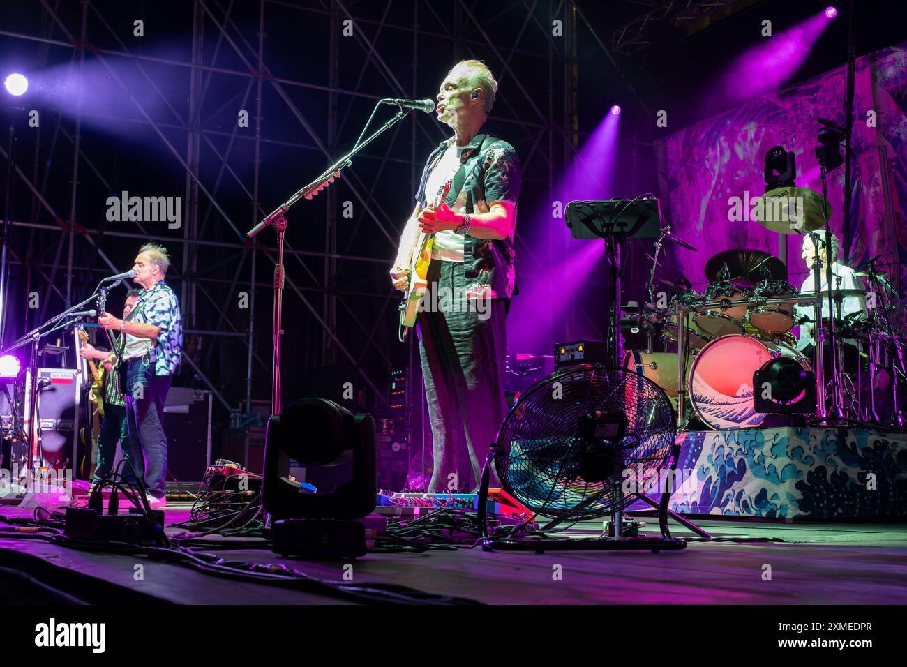 Nick Mason Saucerful of Secrets band during their live performs with ...