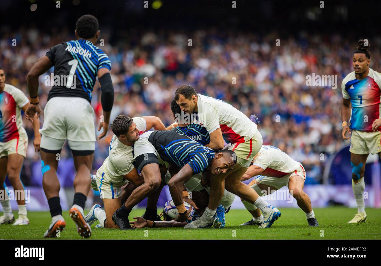 Paris, France. 27th Jul 2024. Joseva Talacolo (FIJI) Paris 2024 Olympic ...