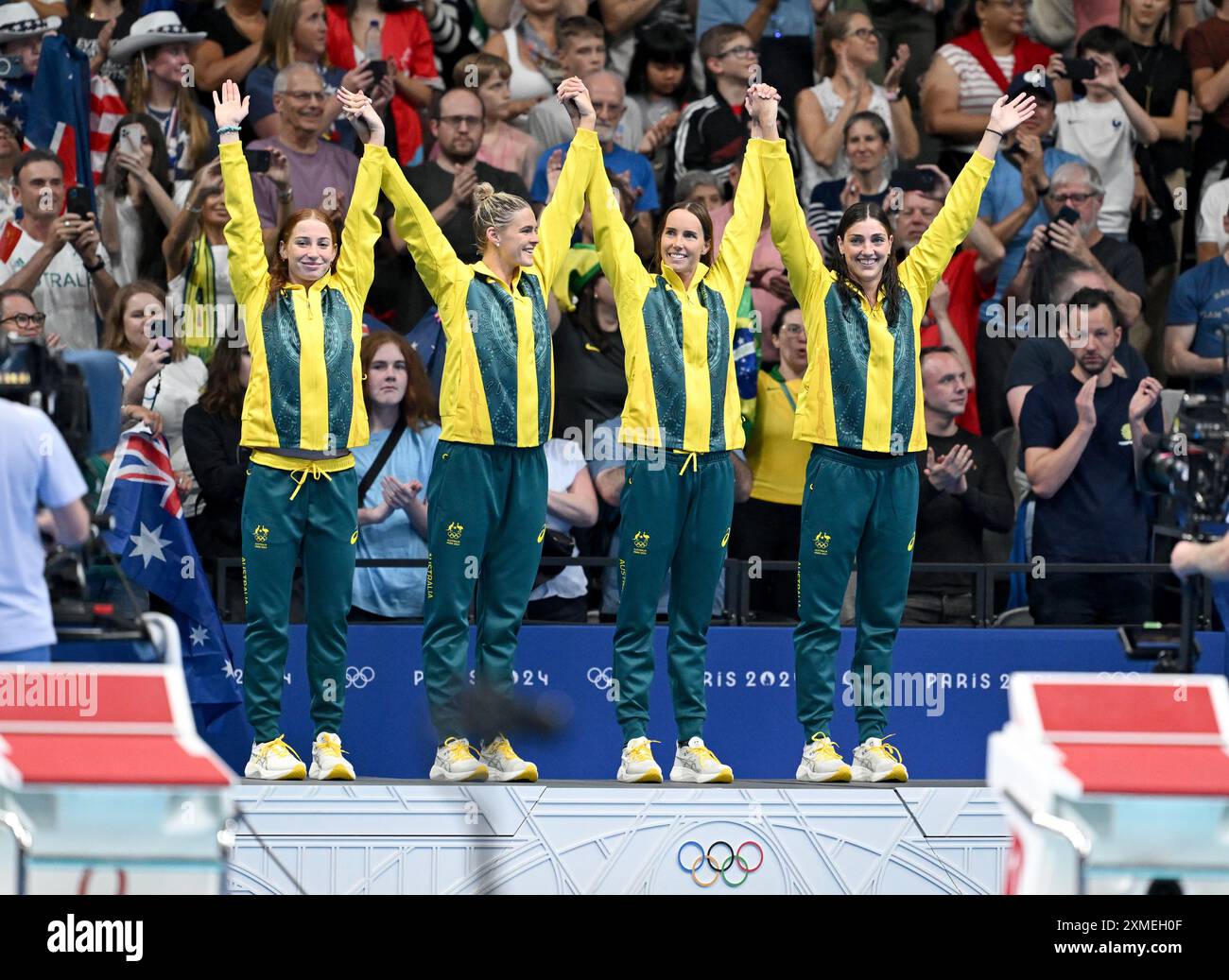 Paris, France. 27th July, 2024. Olympics, Paris 2024, Swimming, Paris ...