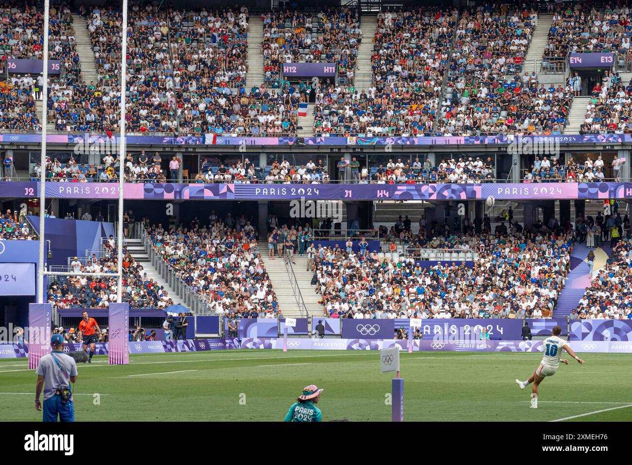 Paris, France - 07 24 2024: Olympic Games Paris 2024. View of the ...