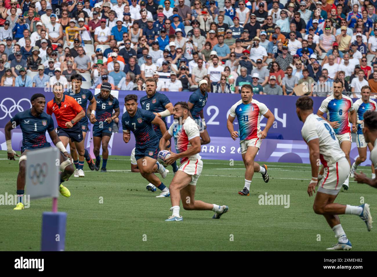 Paris, France - 07 24 2024: Olympic Games Paris 2024. View of the ...