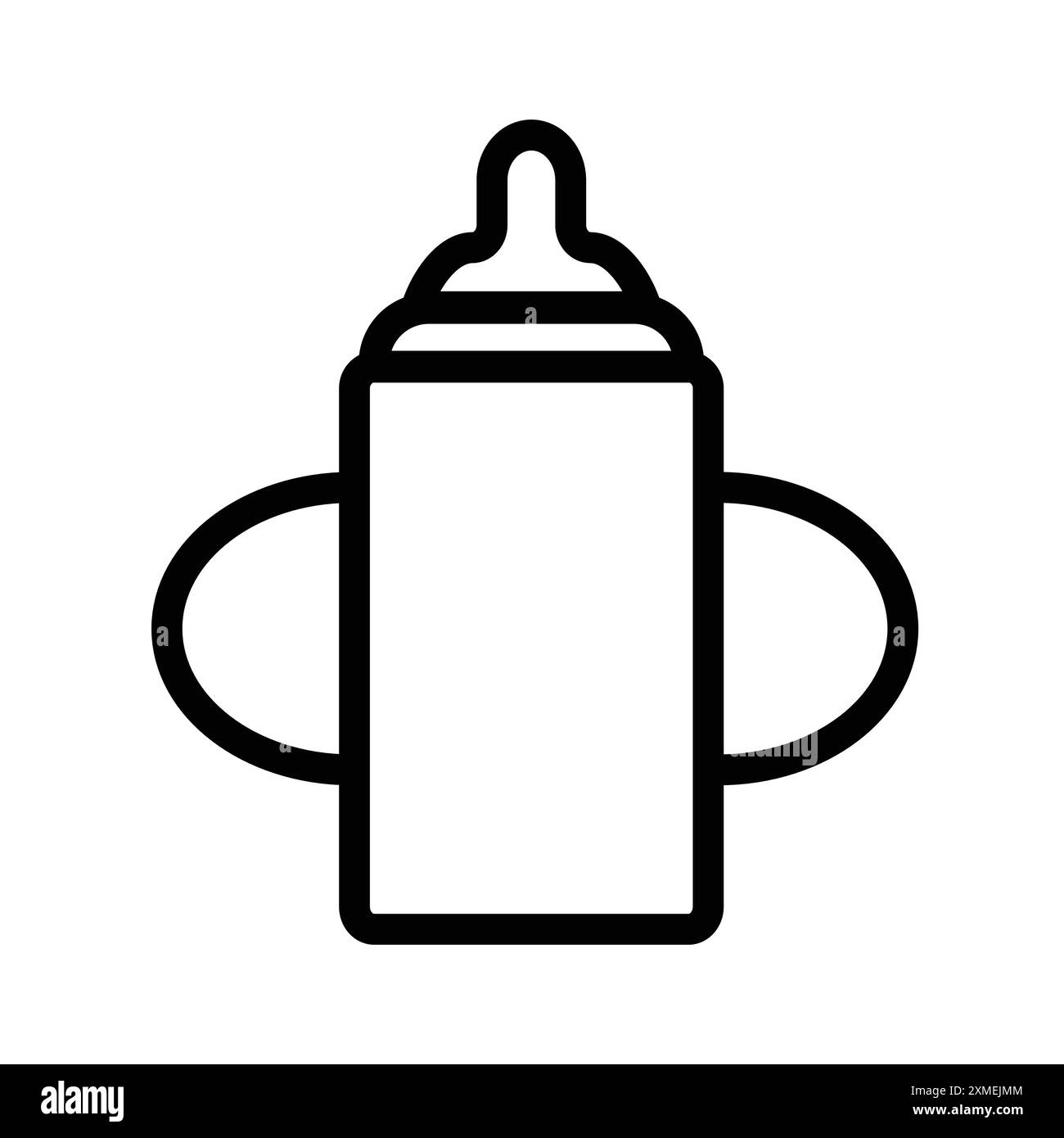 baby sippy icon set in thin line outline style and linear vector sign Stock Vector Image & Art ...