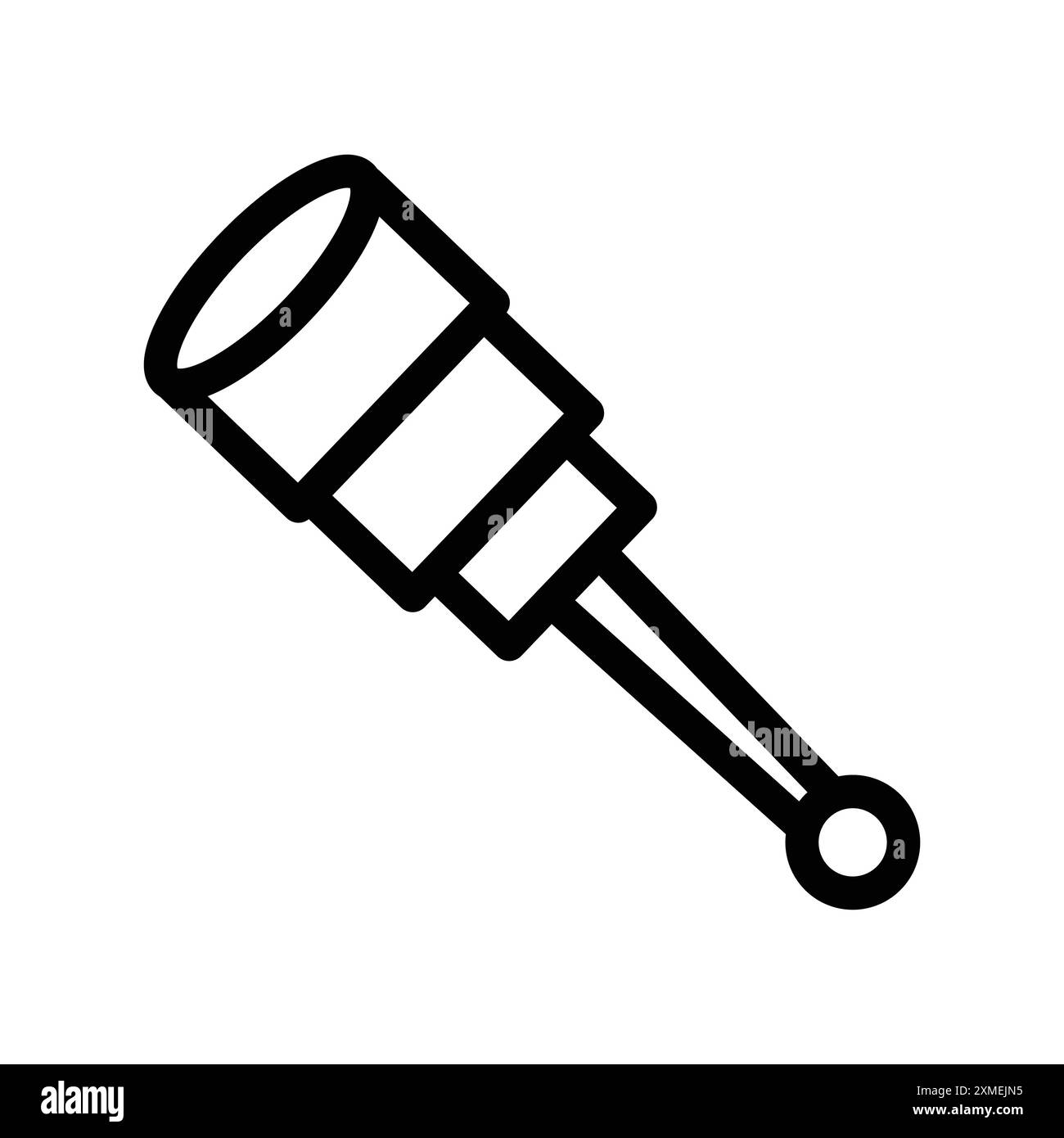 binoculars icon set in thin line outline style and linear vector sign Stock Vector Image & Art ...