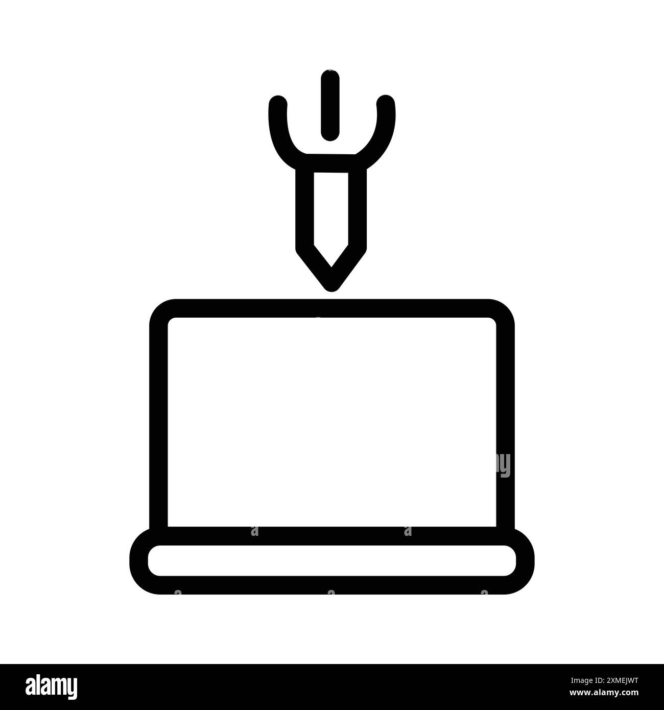 Ddos icon set in thin line outline style and linear vector sign Stock Vector Image & Art - Alamy