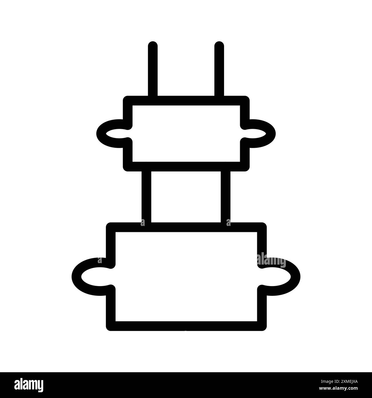 Hernia Icon Set In Thin Line Outline Style And Linear Vector Sign Stock