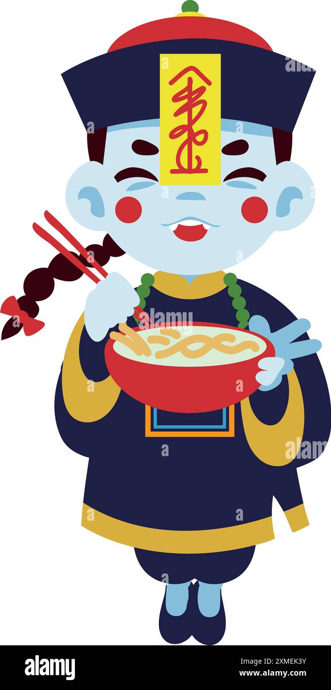 Vector illustration chinese ghost hi-res stock photography and images ...