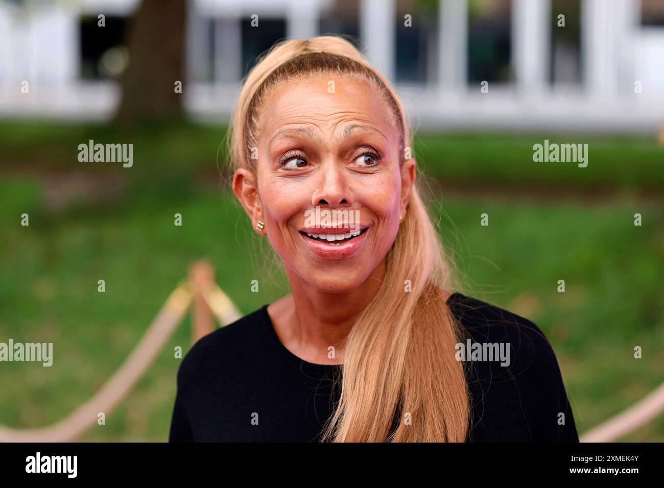 Mannequin Angela Ermakova bei der Riani Cruise 2024. Düsseldorf, 27.07. ...