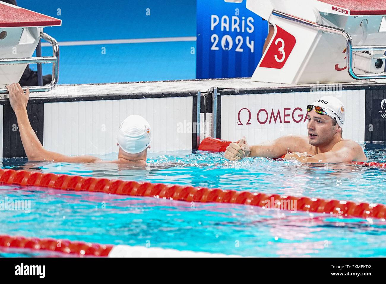 NANTERRE, FRANCE - JULY 27: Caspar Corbeau of the Netherlands, Arno ...