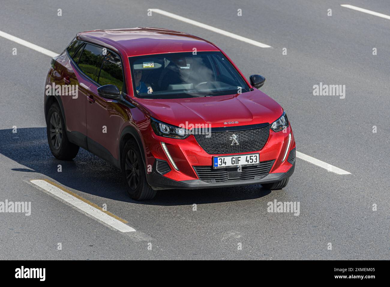 ISTANBUL-TURKEY, JULY 27, 2024: New Peugeot 2023 car model, 2008 2nd ...
