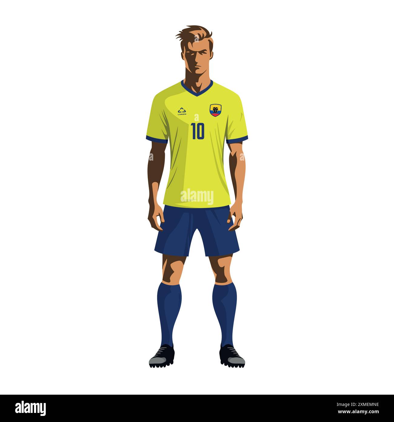 Soccer in ecuador Stock Vector Images - Alamy