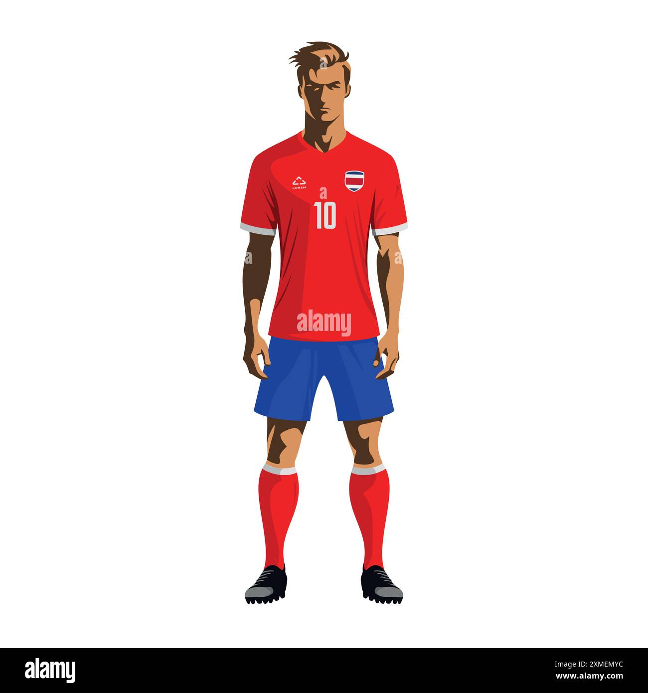 Team costa rica Stock Vector Images - Alamy