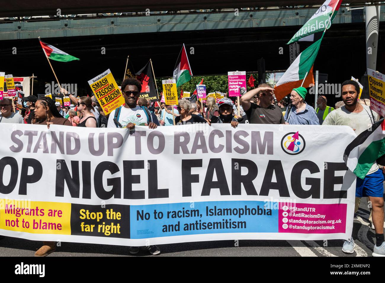 Stop nigel farage banner hi-res stock photography and images - Alamy