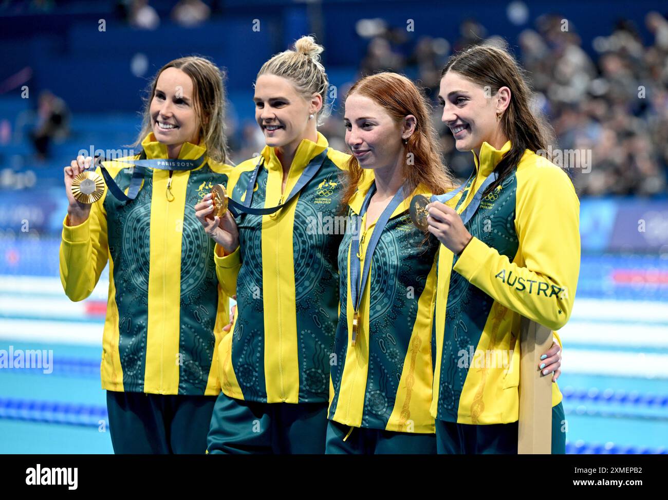 Paris France 27th July 2024 Olympia Paris 2024 Swimming Paris La