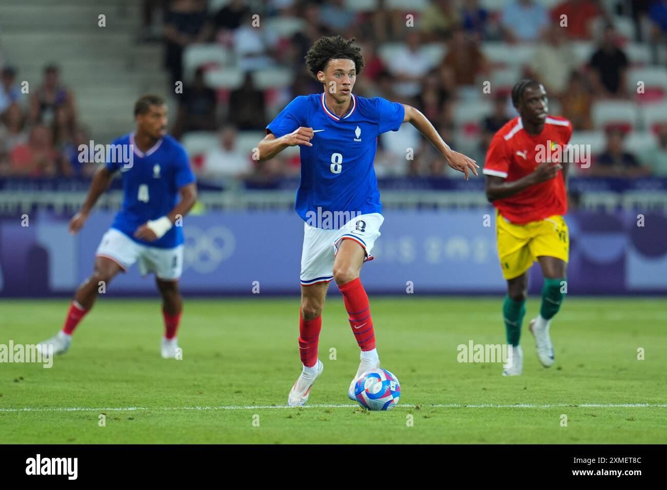 Maghnes Akliouche (France), Football, Men's Group A between France and ...