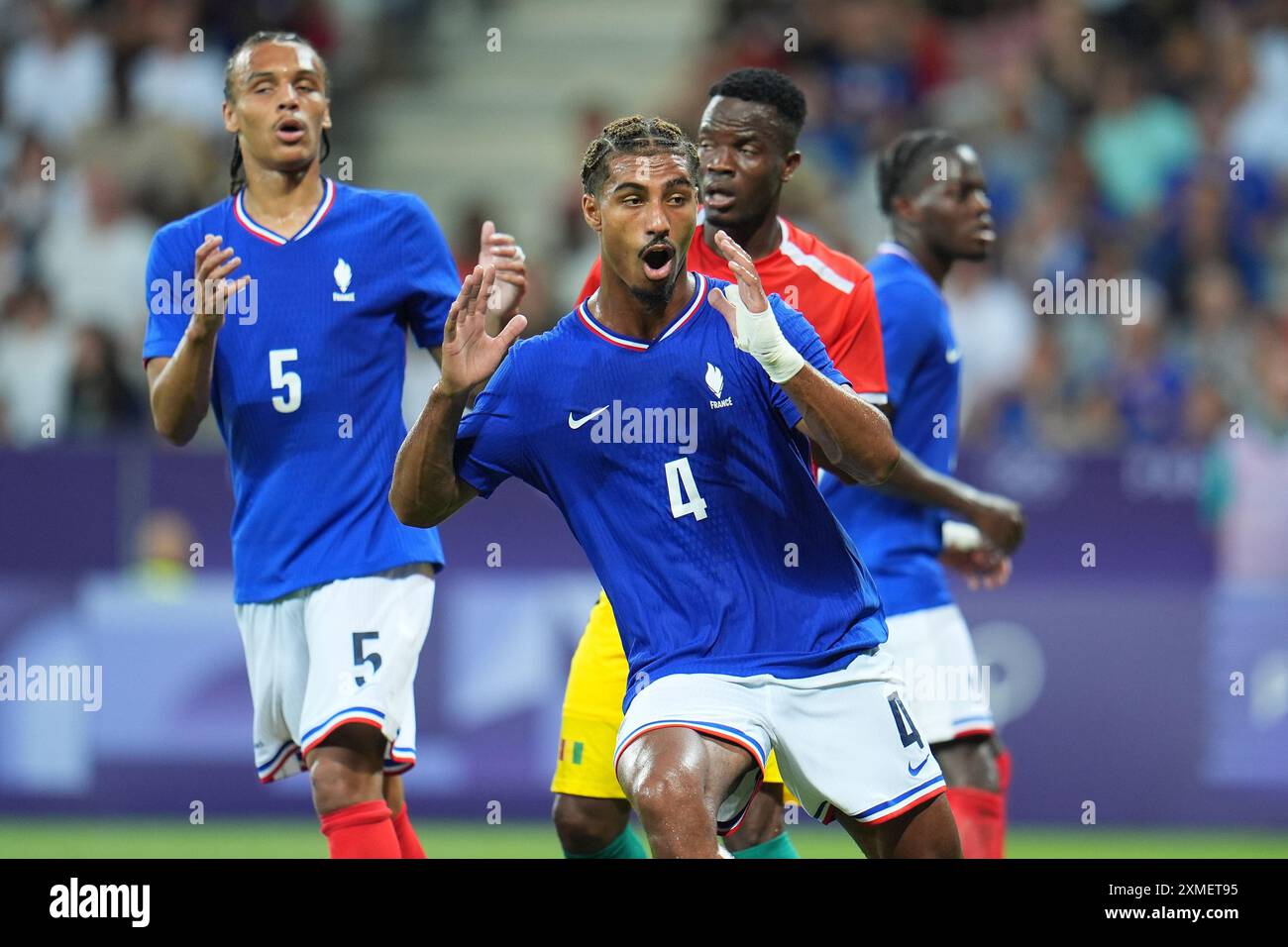 Loic Bade (France), Football, Men's Group A between France and Guinea ...