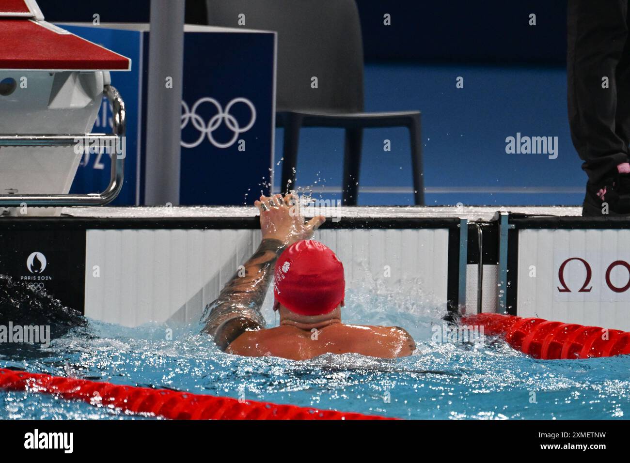 27th July 2024; Paris Olympic Games, Paris, France, Day 2; Swimming ...
