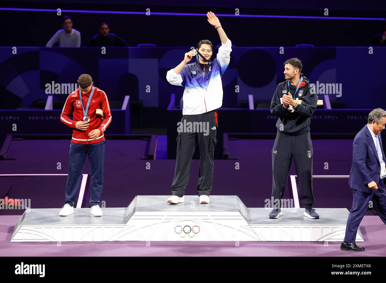 OH Sanguk of Republic of Korea, FERJANI Fares of Tunisia, SAMELE Luigi ...