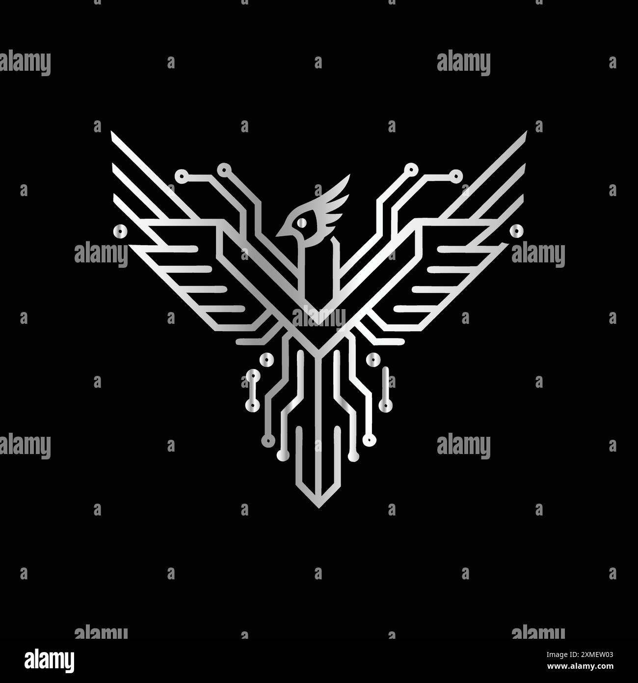 Phoenix bird logo hi-res stock photography and images - Alamy