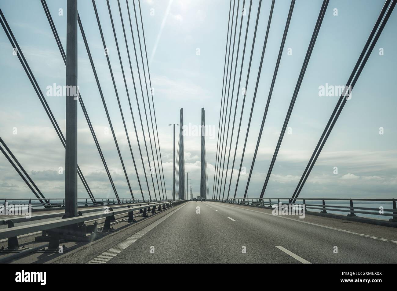 Oresund bridge under construction hi-res stock photography and images ...